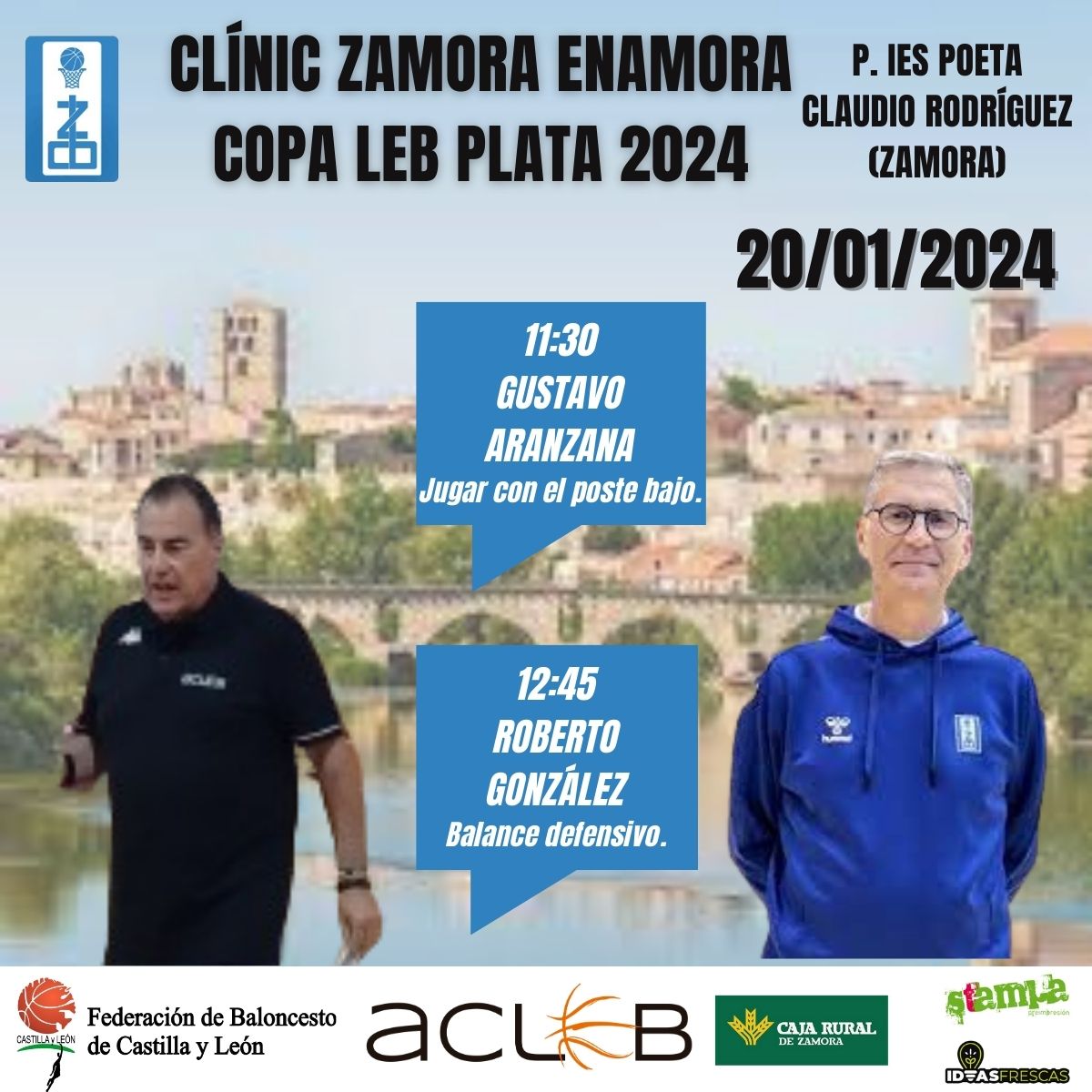 Clínic Zamora Enamora Copa Leb Plata 2024 - ACLEB
